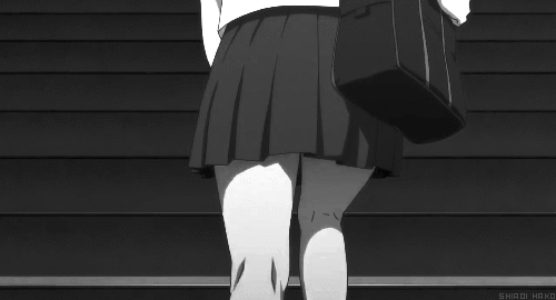 🌬💨and All The Anime Skirts Fly Anime Amino
